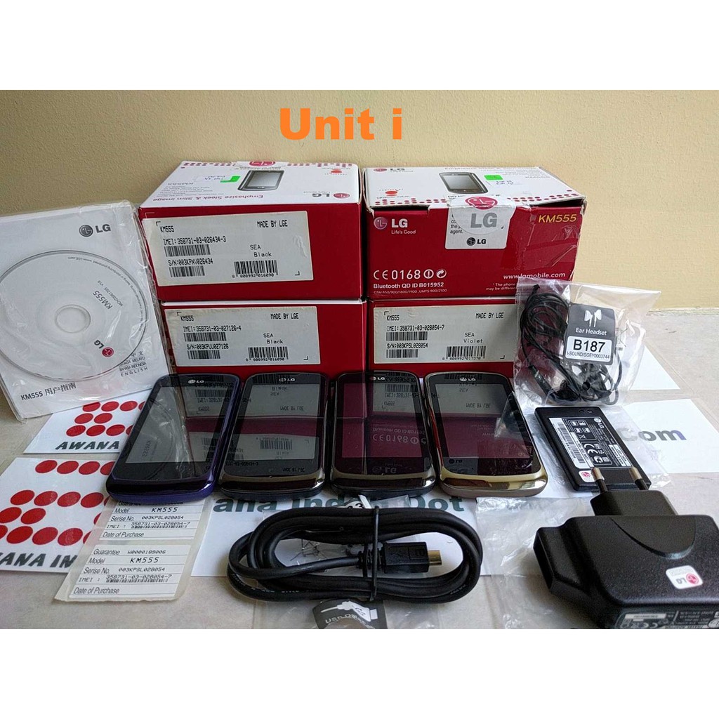LG Clubby_Shine Touch_KM555 Demo Set_3" S-Class_3Mp_Dolby Mobile_Stereo FM_Wi-Fi_With Box_Very ...