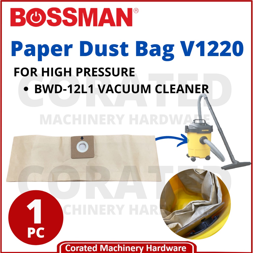 [Corated] Bossman BWD-12L1 / BSV-20 Vacuum Cleaner Dust Collector Paper ...