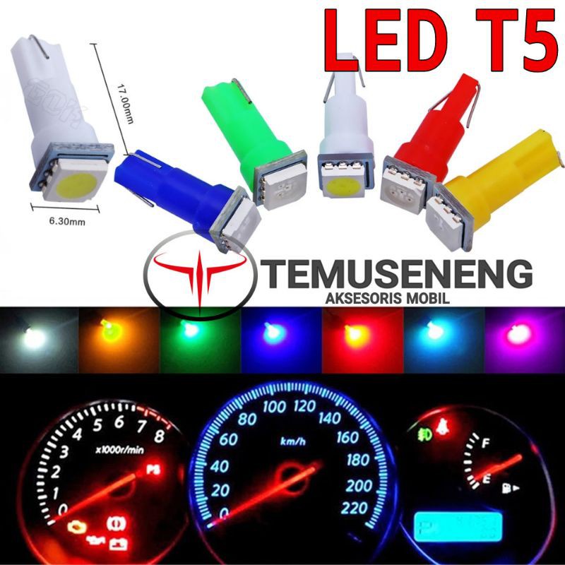 Led T5 Speedometer Light for Car Motorcycle Smd 5050 1 Point Panel ...