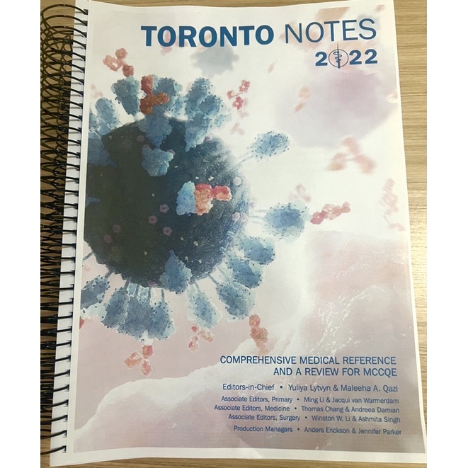 Toronto Notes 2022 /Medical Book | Shopee Malaysia
