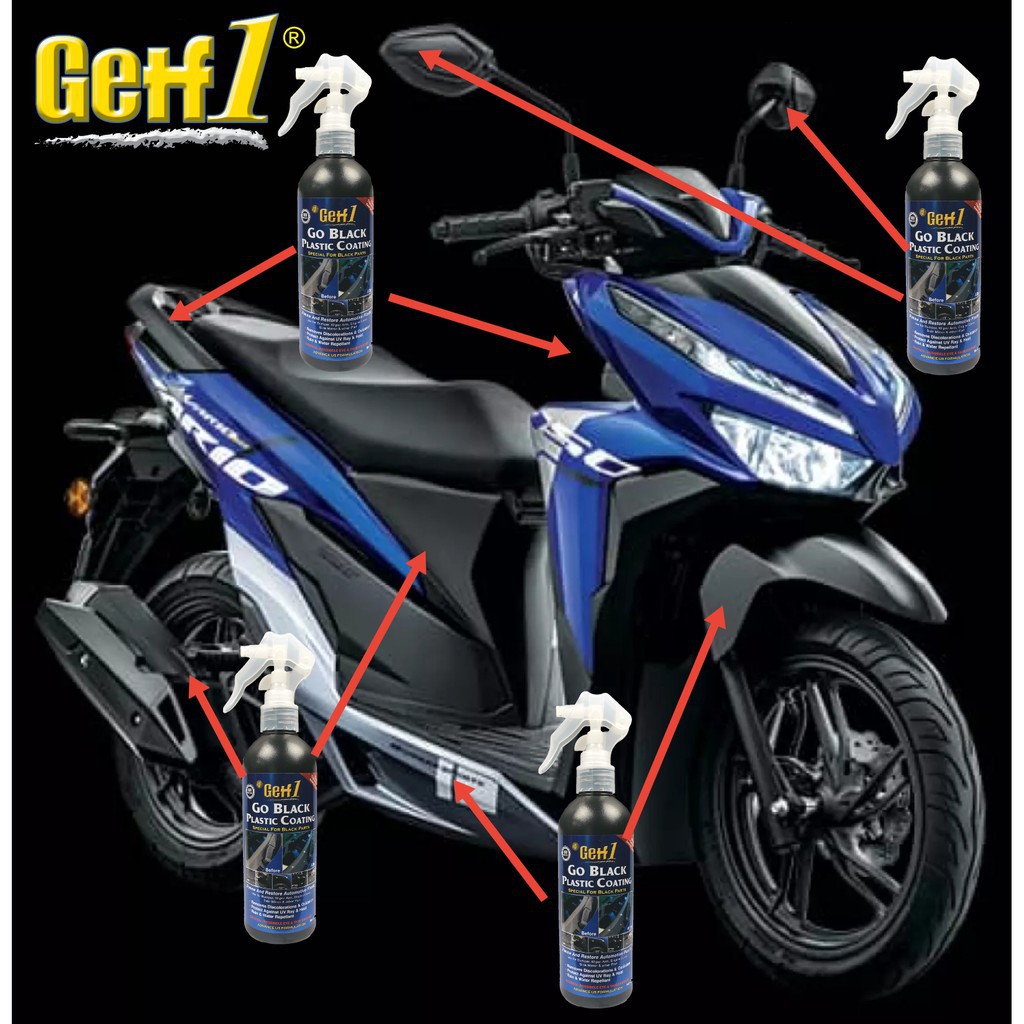Kilat Plastic Nano Coating Spray Motorcycle Car Bicycle Getf1 Hitam ...