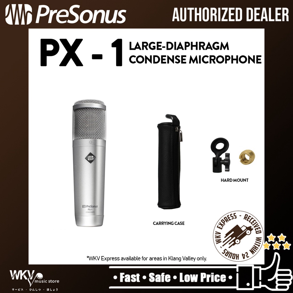 PreSonus PX-1 Large-diaphragm Condenser Microphone (PX1 / PX 1 ...