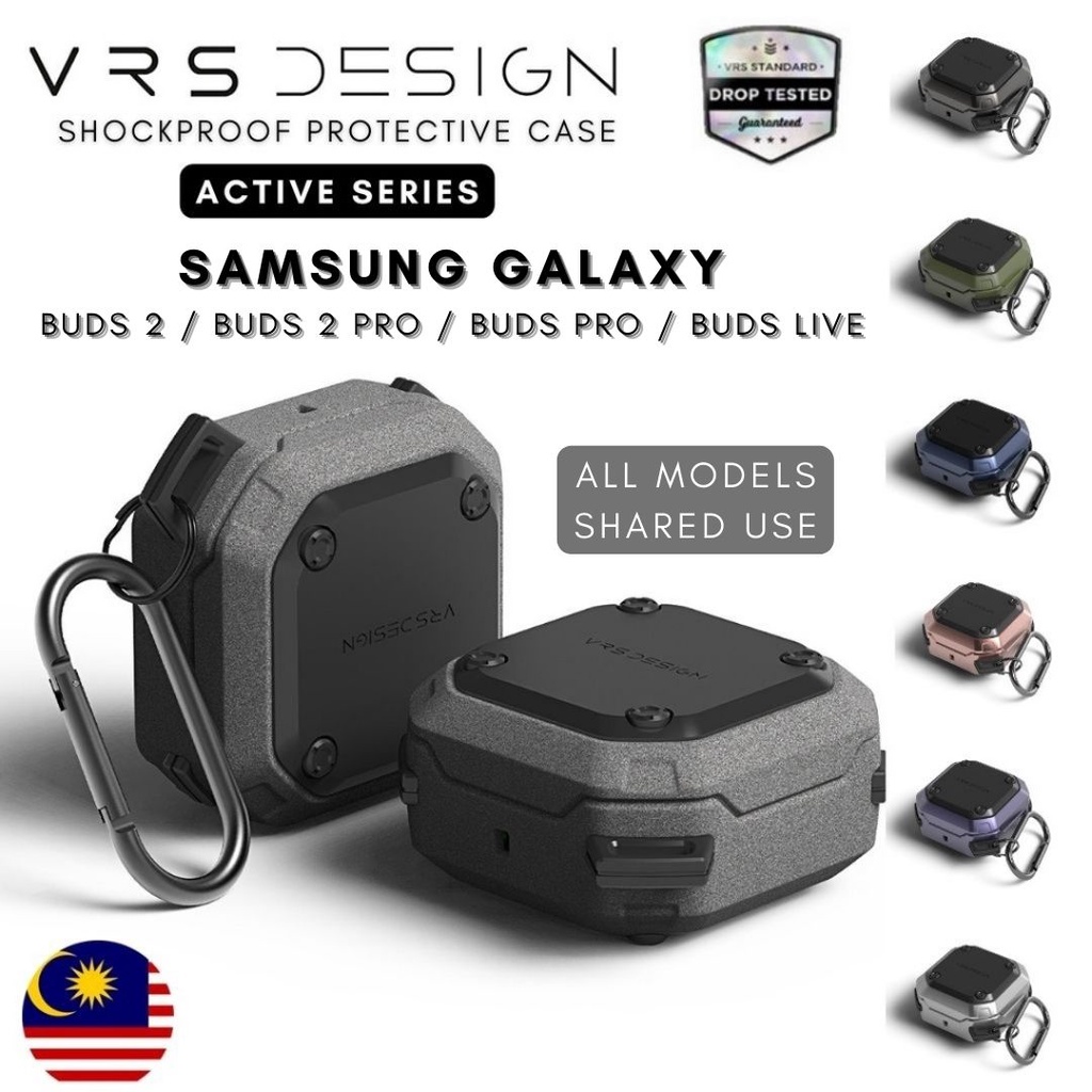 VRS ACTIVE Shockproof Case for Samsung Galaxy Buds 2 Pro Live buds2 ...