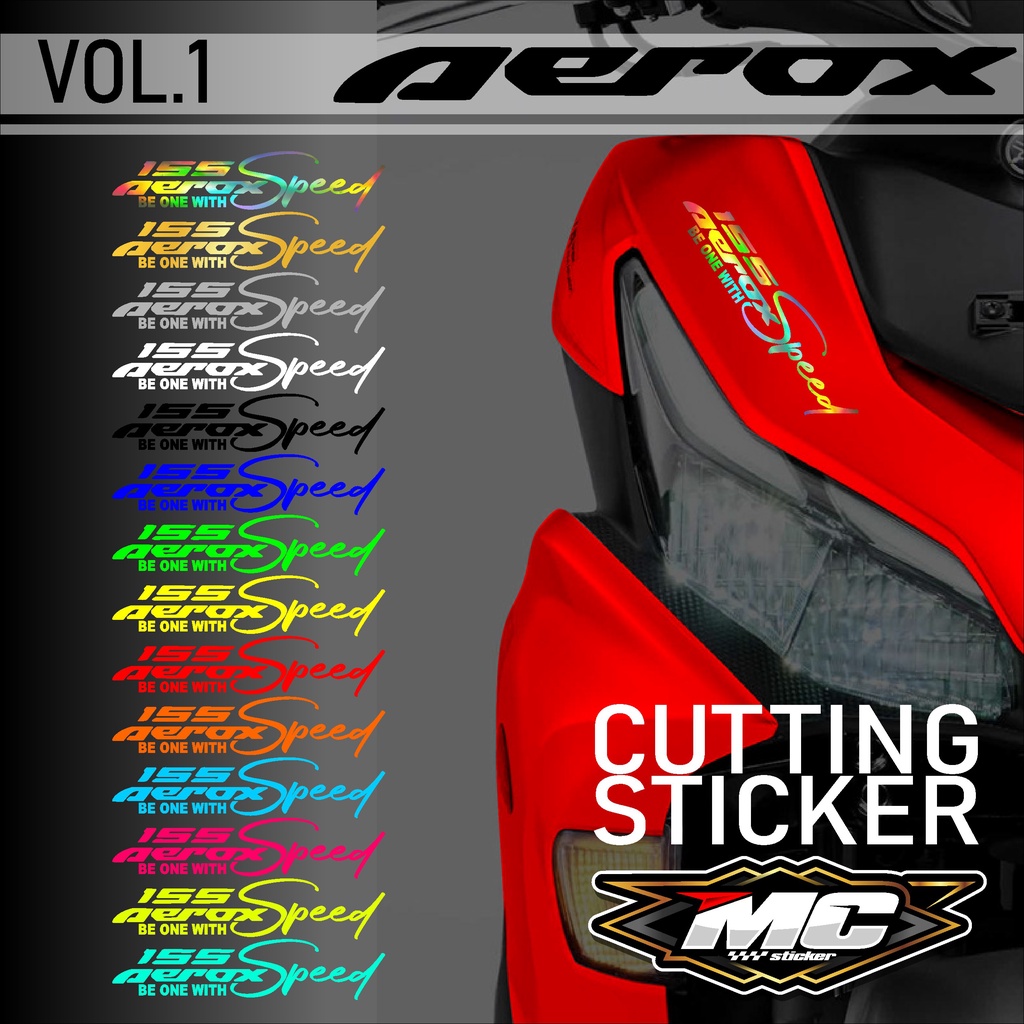 Cutting Sticker Aerox - Accessories Sticker Lis Variation Motorcycle ...