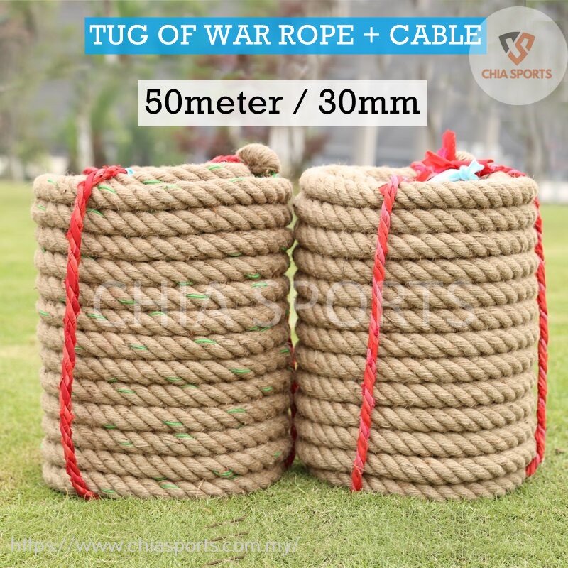 Tug of War Rope 50m 3cm 30mm with cable Tali Tarik Official Battling ...