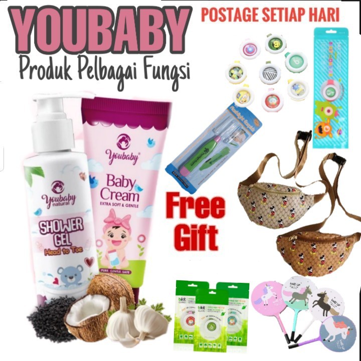 🔥FREE GIFT 🔥YOUBABY CREAM BATUK SELSEMA EXCEMA GATAL2 | Shopee Malaysia