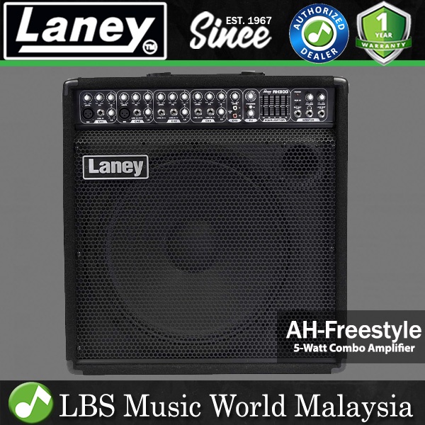 Laney AH300 300 Watt 15 Inch Speaker Amp Multi Input Combo Keyboard ...