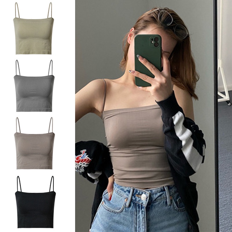 seamless oil painting girl suspender spice latex small vest with chest ...