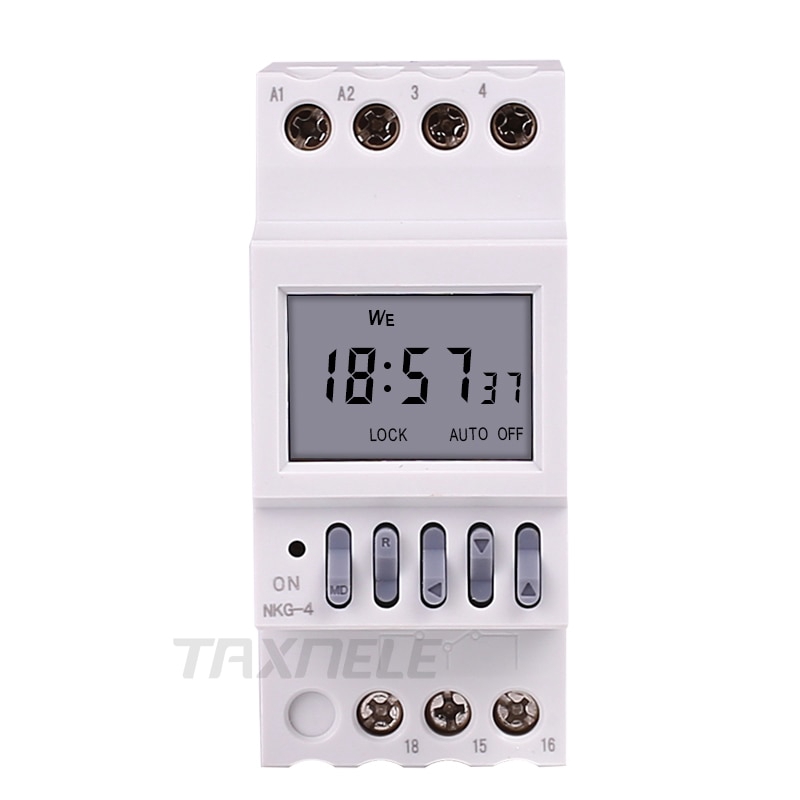 Din Rail Timer Switch School Bell Controller Digital Weekly Programmable Electronic Time Switch ...
