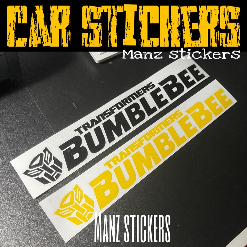 [24 HOURS SHIP] STIKER KERETA BUMBLEBEE TRANSFORMERS DESIGN 2 / CAR ...