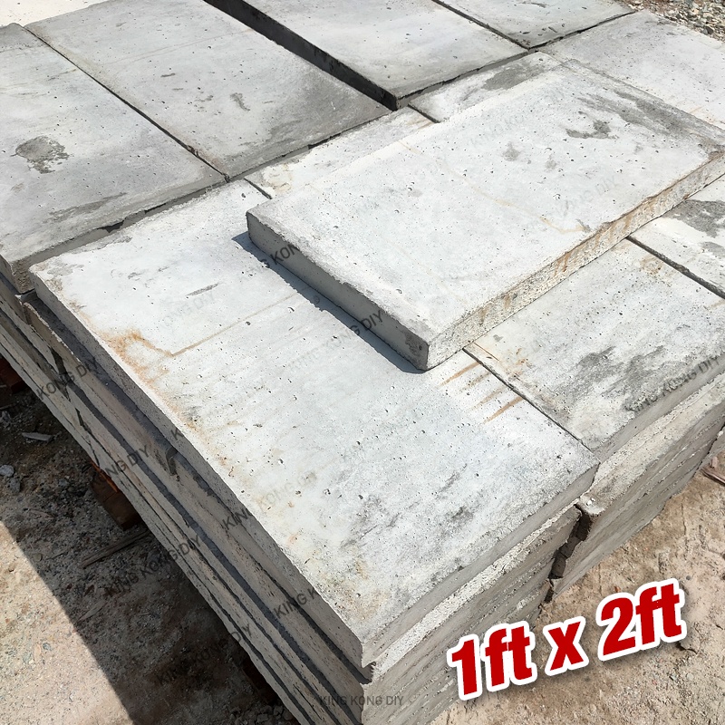 [1 PC] 1' X 2' / 2' X 2' Concrete Slab [KL & Selangor] Decoration ...
