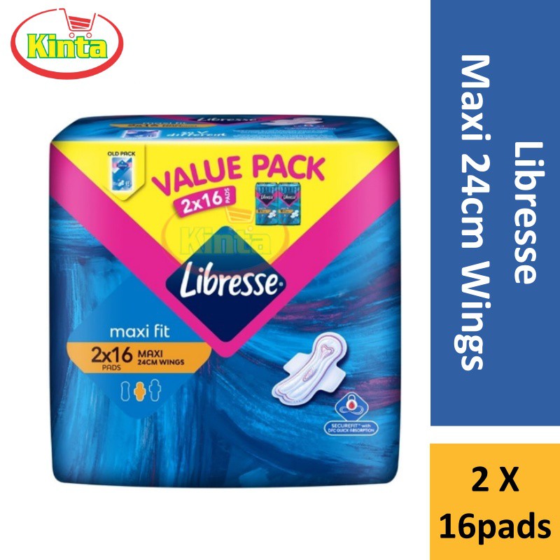 Libresse Maxi Wing (2x16s) 24cm | Shopee Malaysia