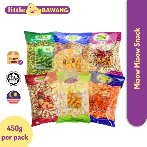 Miaow Miaow Prawn Crackers/Potato Chip/Hot&Spicy Snack/Green Peas ...