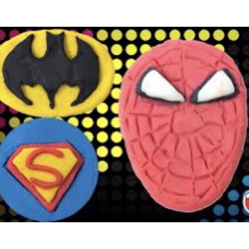 🌈🔥SALE SUPERHEROES THEME PLAYDOUGH MAT ACTIVITY TOYS TEMPLATE CLAY ...