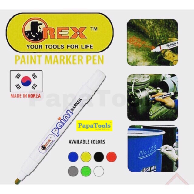 OREX PAINT MARKER PEN (MADE IN KOREA) | Shopee Malaysia