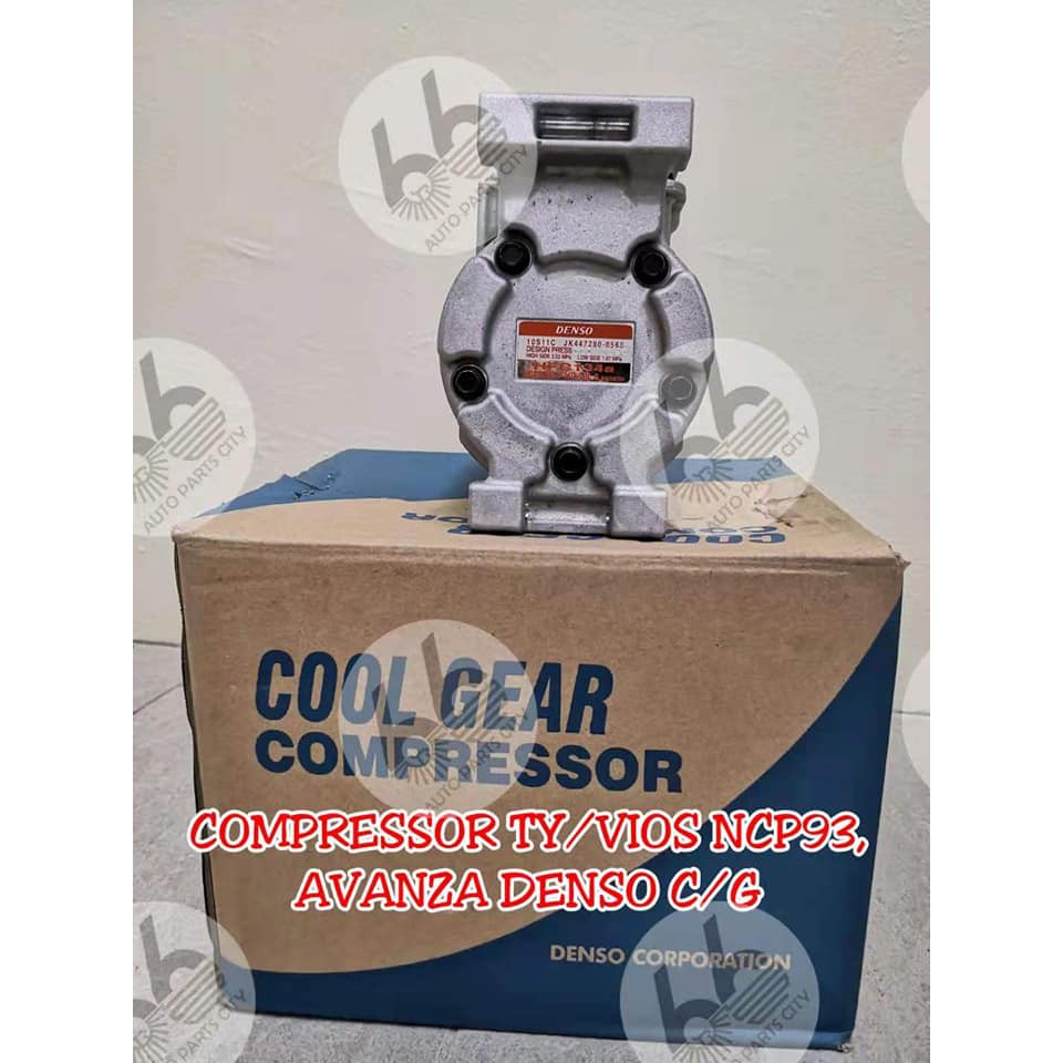 COMPRESSOR TOYOTA VIOS NCP93,AVANZA DENSO COOL GEAR | Shopee Malaysia