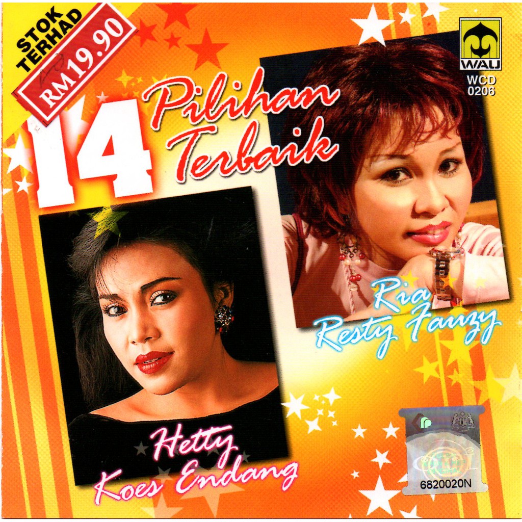 (CD-R & USB Pendrive) Hetty Koes Endang & Ria Resty Fauzi - 14 Pilihan Terbaik (2008) | Shopee ...