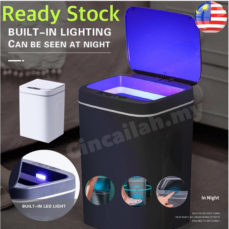 🇲🇾🔥READY STOCK🔥 Automatic Touchless Smart Sensor Dustbin Garbage with ...