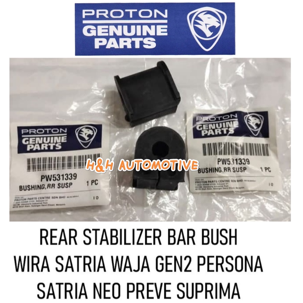 Original Proton Rear Stabilizer Bar Bush - Wira / Waja / Gen2 / Persona ...