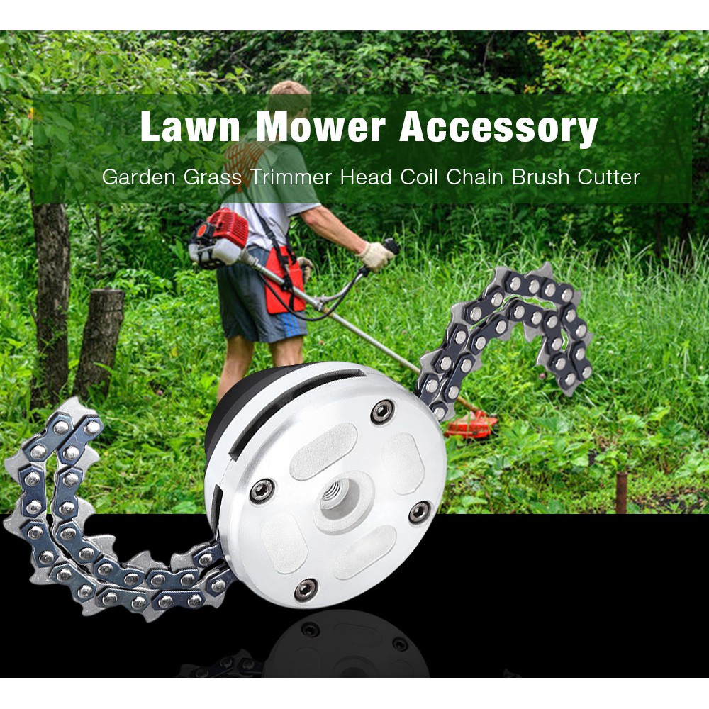 Mata / Kepala Mesin Rumput Rantai Garden Grass Trimmer Head Coil Chain ...