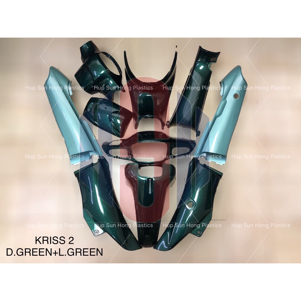 (Free Stripe) MODENAS Kriss110 Full Body Cover Set Bodyset Kit Kriss ...