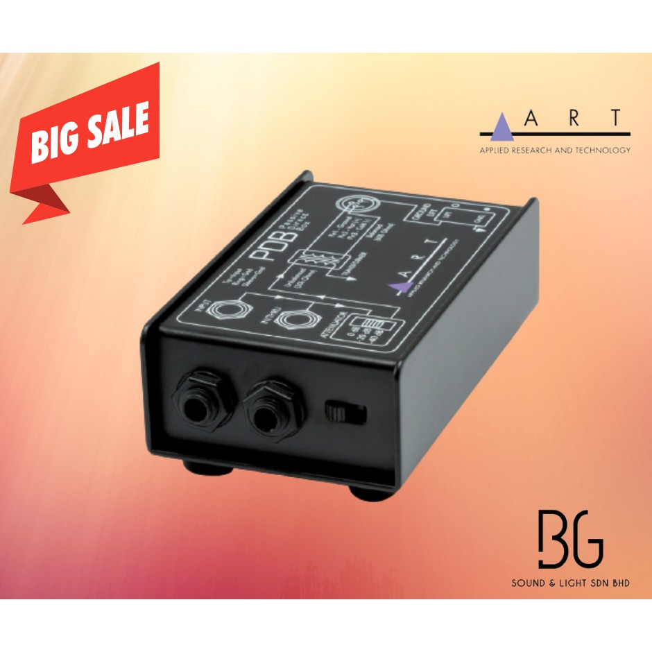 ART PDB Single Channel Passive Direct Box DI Box | Shopee Malaysia