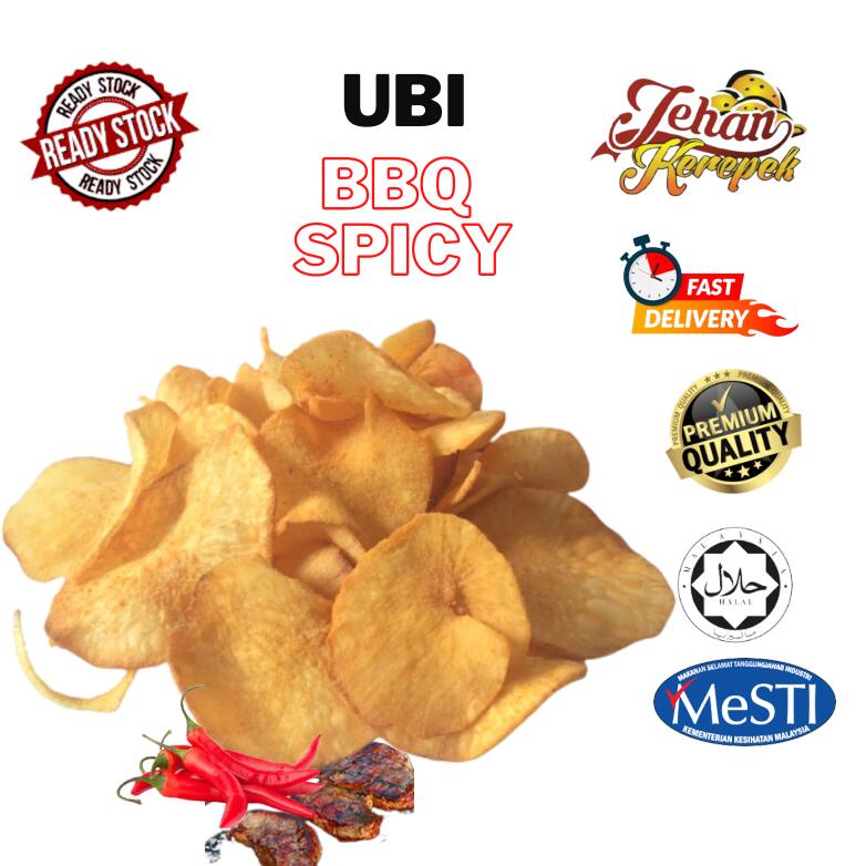 UBI BBQ SPICY RANGUP 500G & 1KG + DIBUNGKUS BUBBLE WRAP DIDALAM KOTAK ...