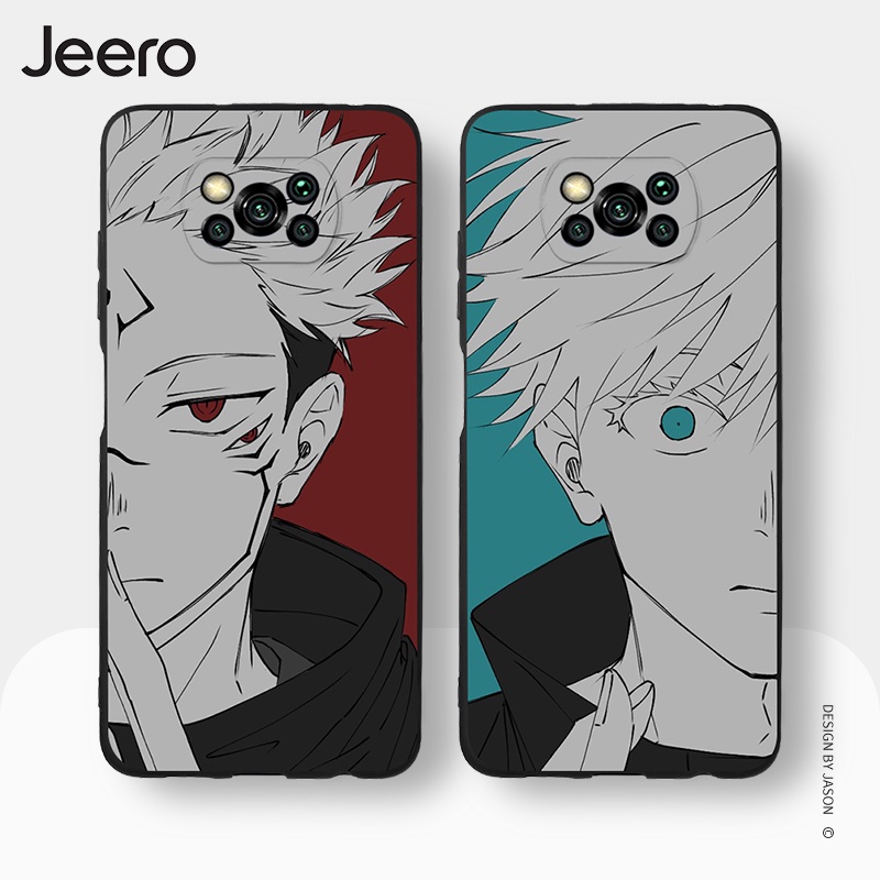 JEERO Funny Cartoon Anime Shockproof Soft Phone Case for POCO X3 Pro GT ...