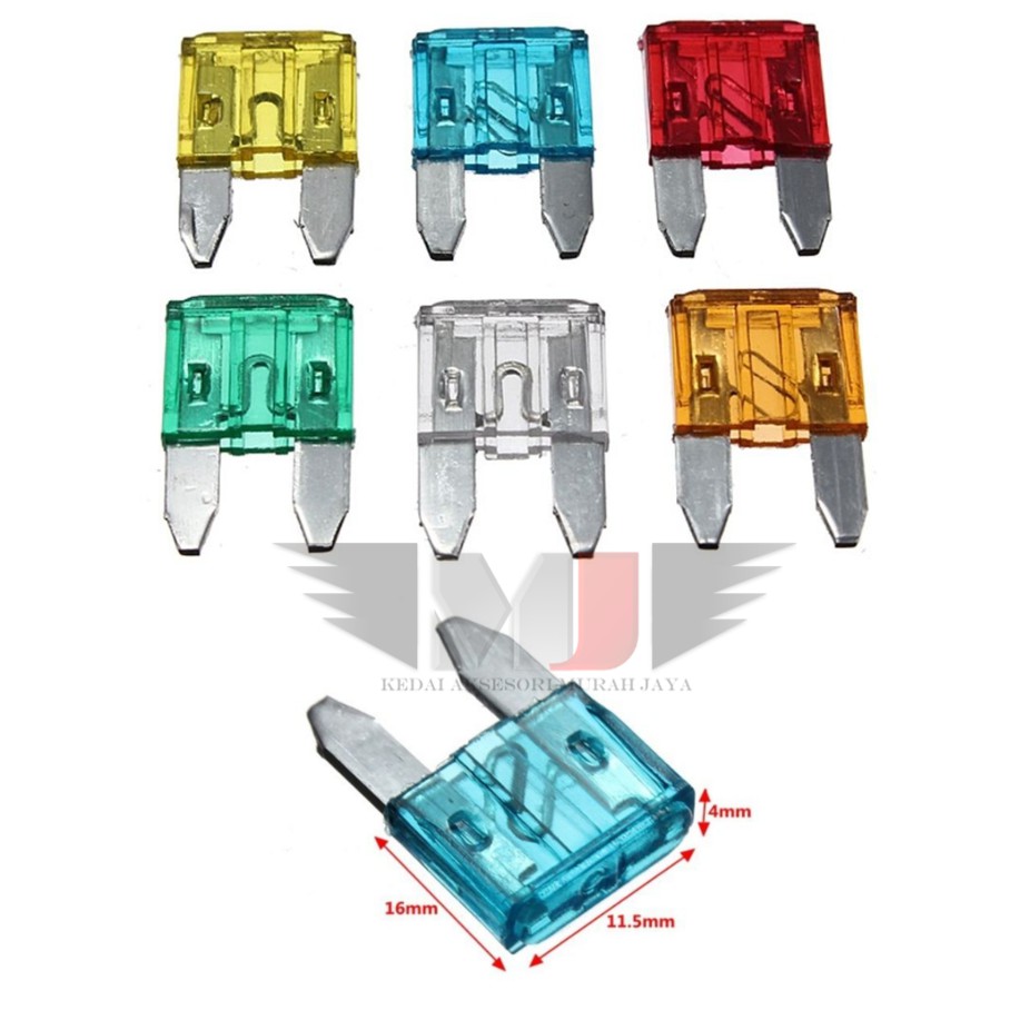 MINI CAR FUSE SET AUTO BLADE FUSE SET 5 10 15 20 25 30 AMP MINI FUSE ...
