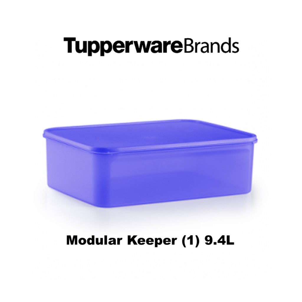 Tupperware Modular Keeper (1) 9.4L Blue Colour | Shopee Malaysia