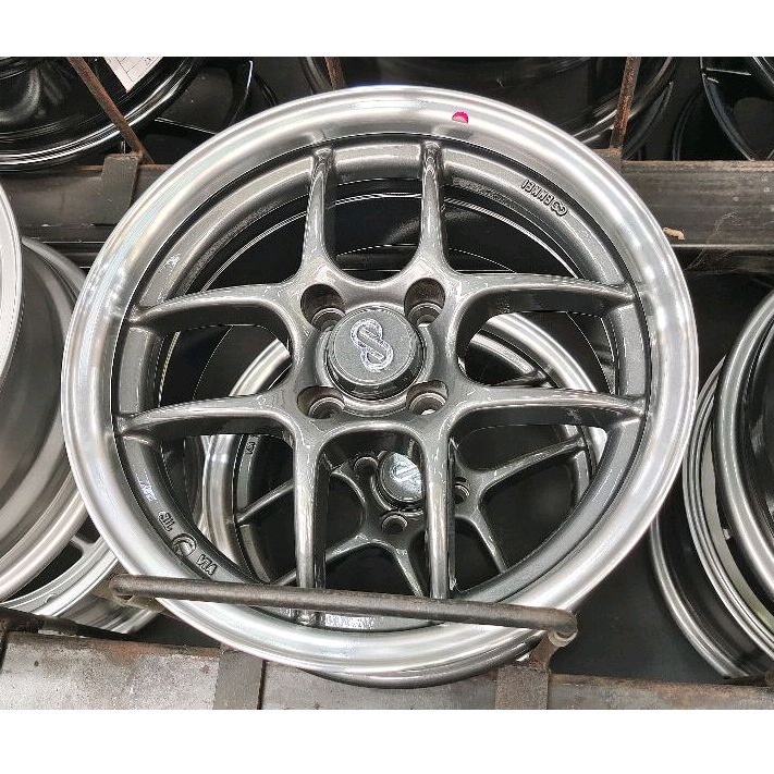NEW RIM 15 4X100 ENKEI CPS wira satria myvi jazz city vios viva axia ...