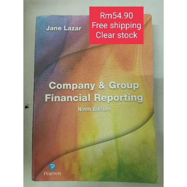 Company & Group Financial Reporting 9th Edition | Shopee Malaysia
