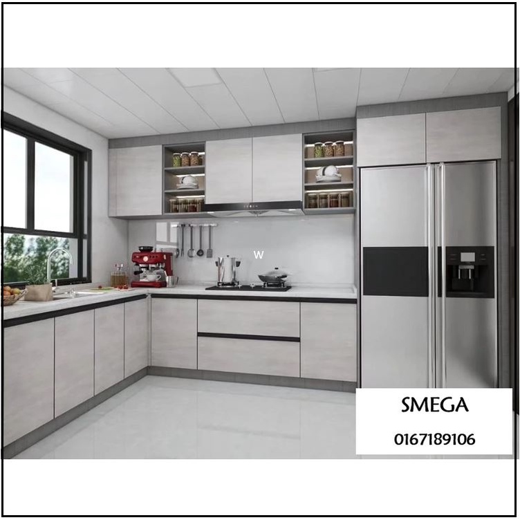 SMEGA Kitchen Cabinet Door Frame Custom Made (Aluminium Composite Panel ...