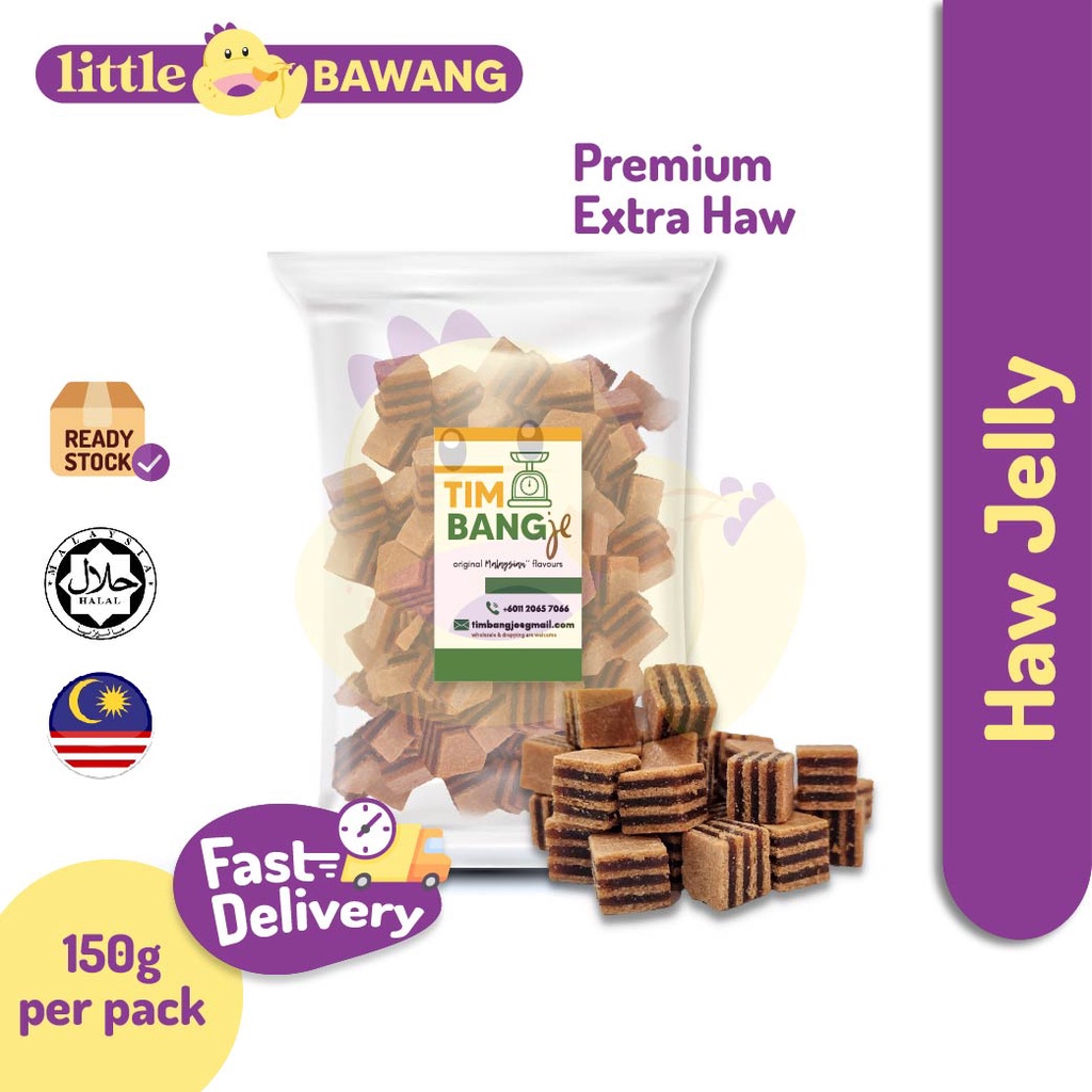Haw Jelly Bulk Pack Haw Flakes Jelly Cube 150g 70g | Shopee Malaysia