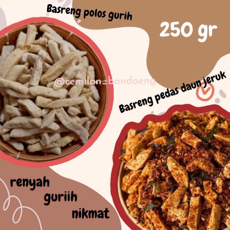 ORIGINAL VIRAL BASRENG AND SPICY LIME LEAVES 250GR PACKAGING | Shopee ...