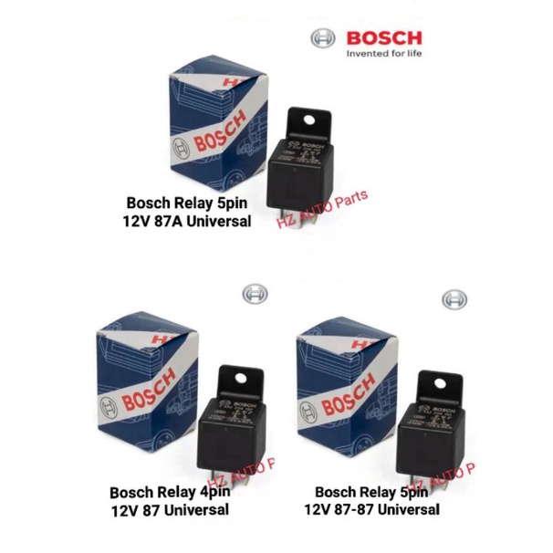 Bosch Universal Automotive Car Relay 12V 30A MINI Relay 0332209150 ...