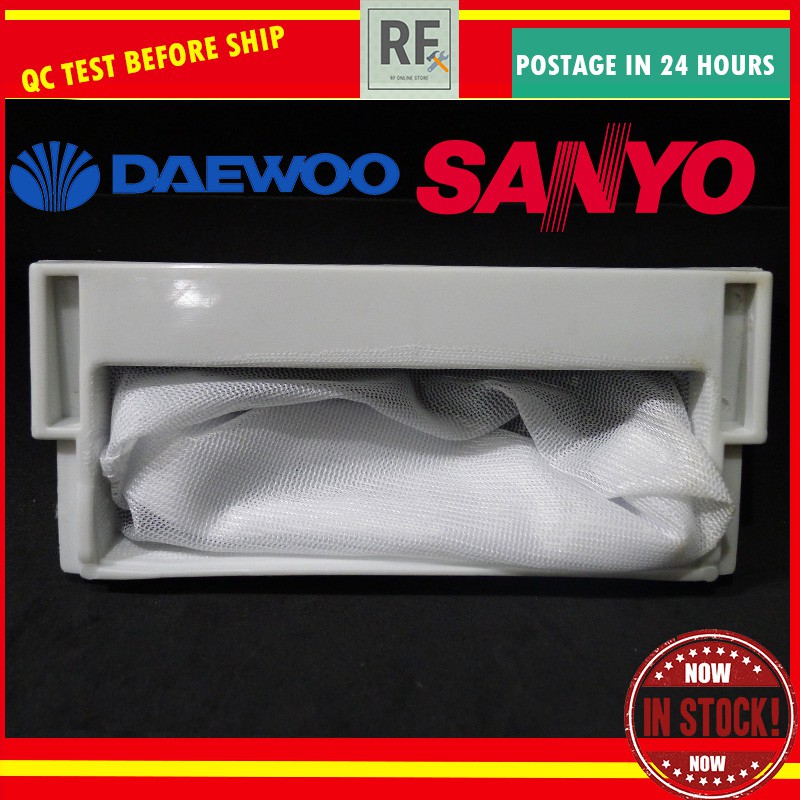 SANYO & DAEWOO WASHING MACHINE DUST FILTER / WATER FILTER / NET FILTER ...