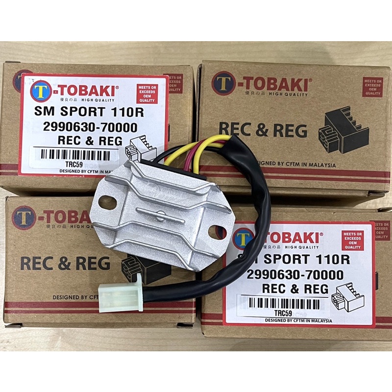 TOBAKI SYM SM SPORT 110R RECTIFIER REGULATOR KATAB MOTOR | Shopee Malaysia