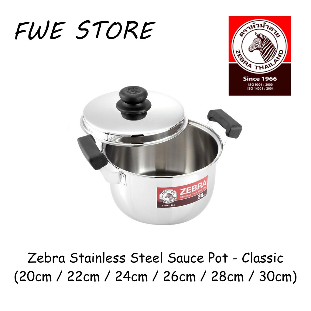 (100% Original) Zebra Thailand Stainless Steel Sauce Pot - Classic ...