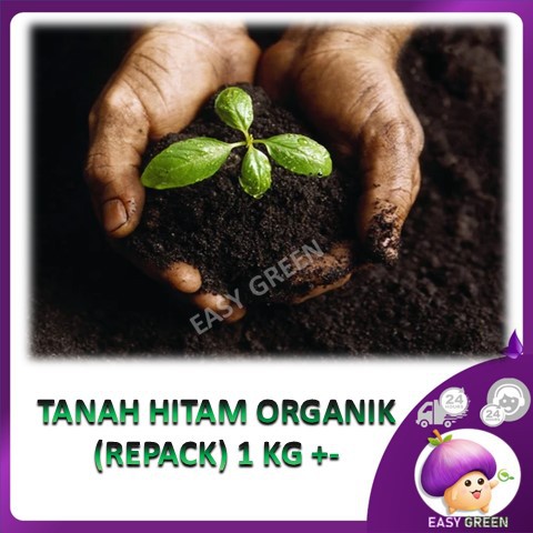 OFFER MURAH TANAH HITAM 1KG(2L+/-)3 IN 1 ORGANIC BLACK ORGANIK SOIL Pokok Bunga/Sayur-sayuran ...