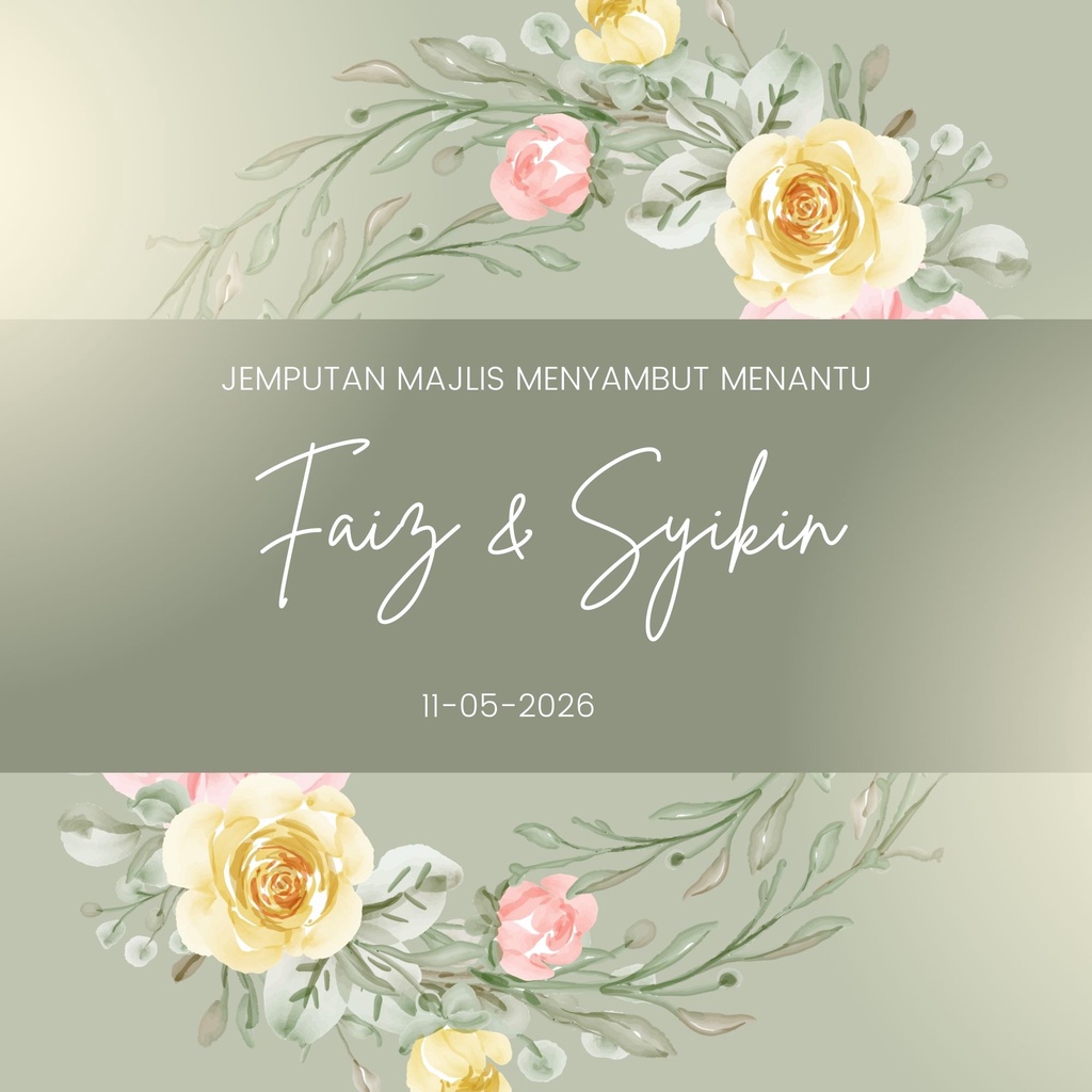 Kad Video Jemputan Digital Raya Birthday Online dengan RSVP Digital ...