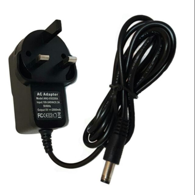 Power Supply 5V AC adapter TVBOX adaptor Malaysian UK Plug for smart ...
