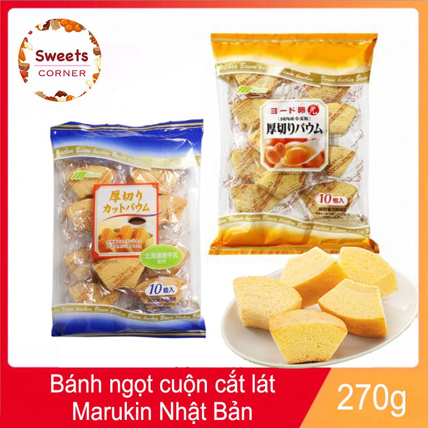 Japanese Marukin Baumkuchen Thick Sliced Cake Rolls 270g | Shopee Malaysia
