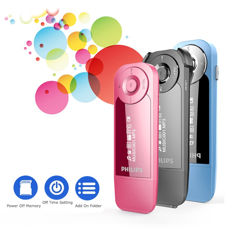 PHILIPS SA1208 8GB MP3 Music Player Sport Walkman With FM Radio And ...