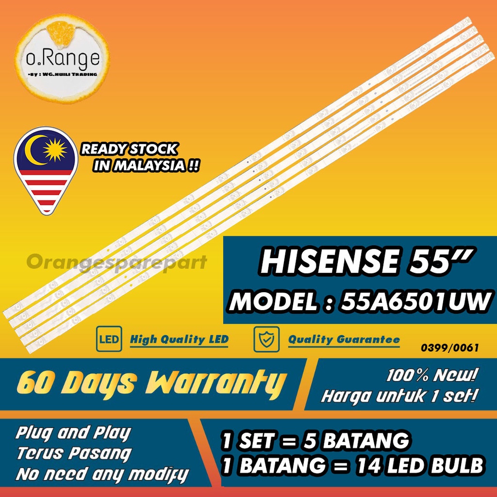 55A6501UW HISENSE 55" LED TV BACKLIGHT(LAMPU TV) HISENSE 55 INCH LED TV ...