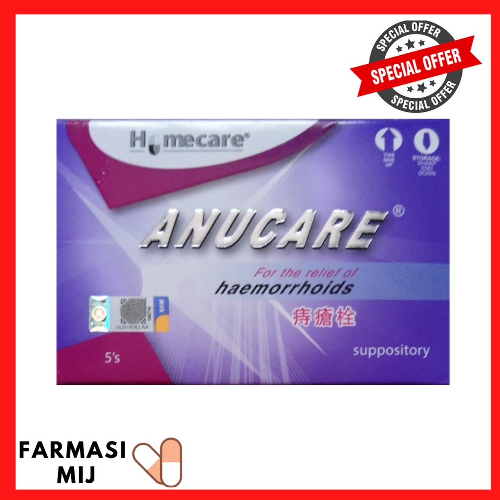ANUCARE OINTMENT/SUPPOSITORY (HAEMORRHOIDS) | Shopee Malaysia