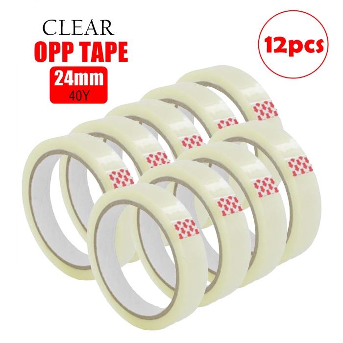 (READY STOCK)12pcs Waterproof and Strong Transparent Wrapping Celofen ...