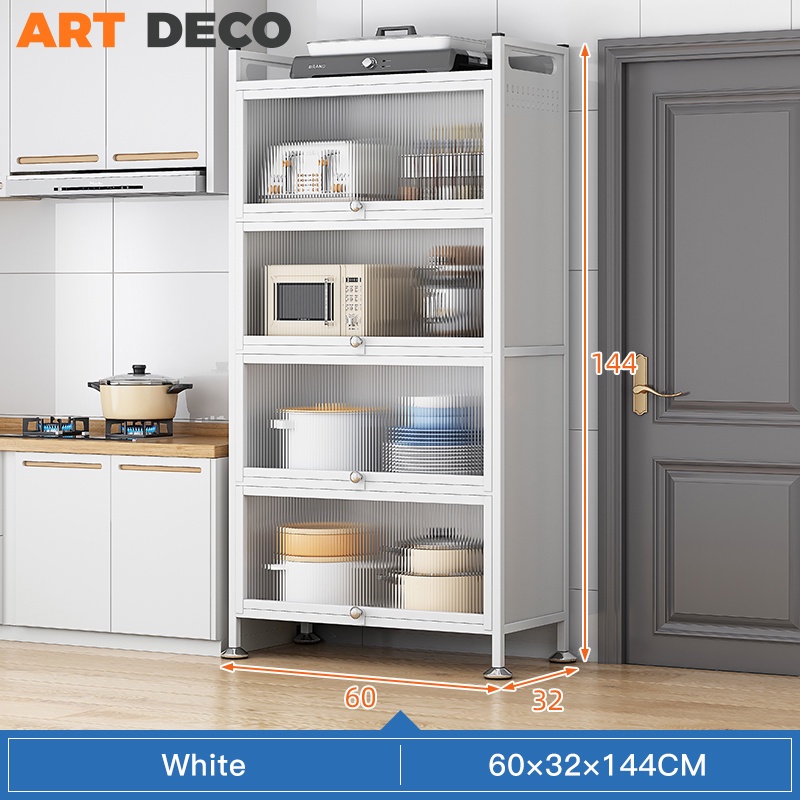 Kitchen Cabinet Microwave Oven Rack Rak Kabinet Dapur Kitchen Storage ...