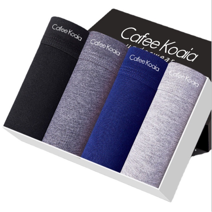 4pcs/pack Plus Size Men's Cotton Boxer Oversize Underwear Man Shorts ...