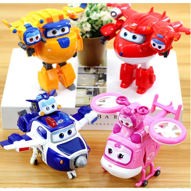 Super wings children's toy set with airplane and pet model Jett Paul ...